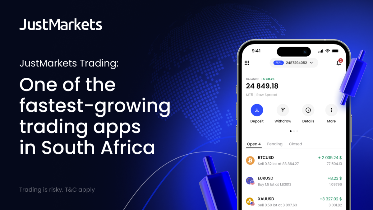 JustMarkets Trading – One of the fastest-growing trading apps in South ...