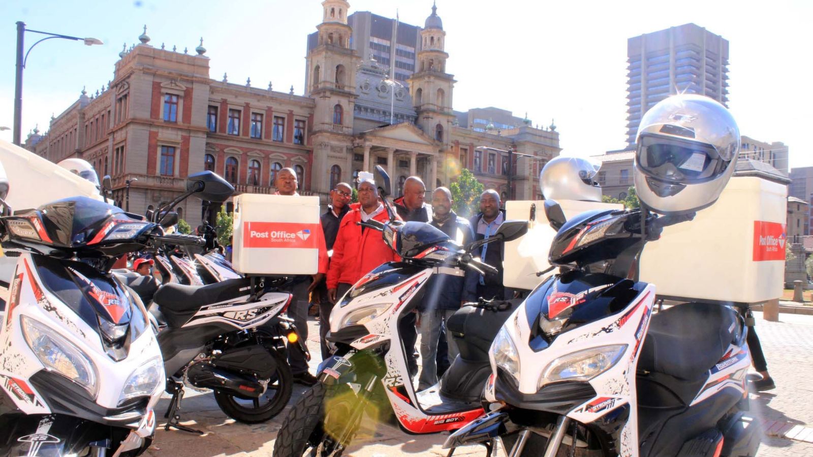 Post Office trucks drove around South Africa ‘filled with fresh air ...